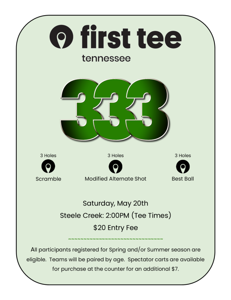 Tournaments & Events - First Tee - Tennessee